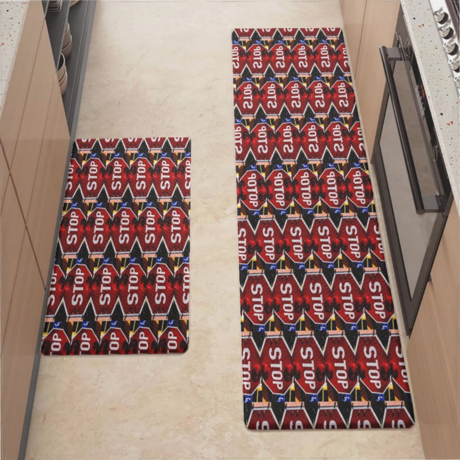 Anti Fatigue Cushioned Kitchen Mats For Floor, Waterproof Non Slip ...