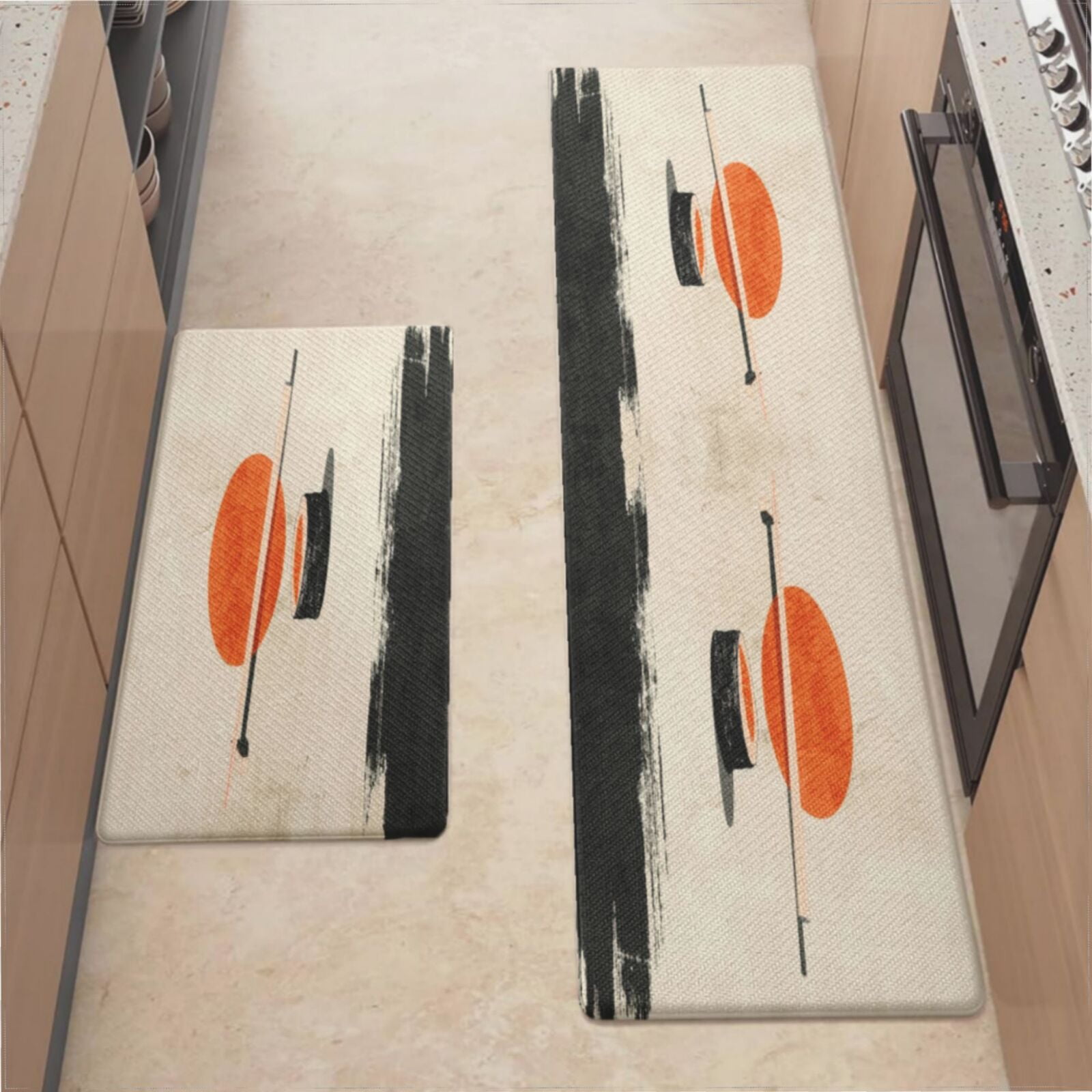 Anti Fatigue Cushioned Kitchen Mats For Floor, Waterproof Non Slip ...