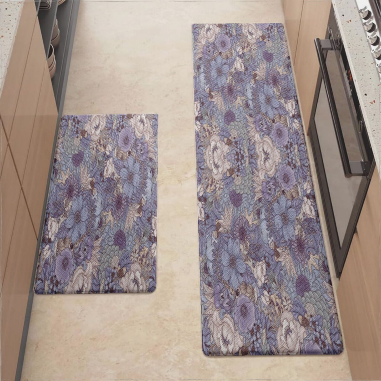Anti Fatigue Cushioned Kitchen Mats For Floor, Waterproof Non Slip ...