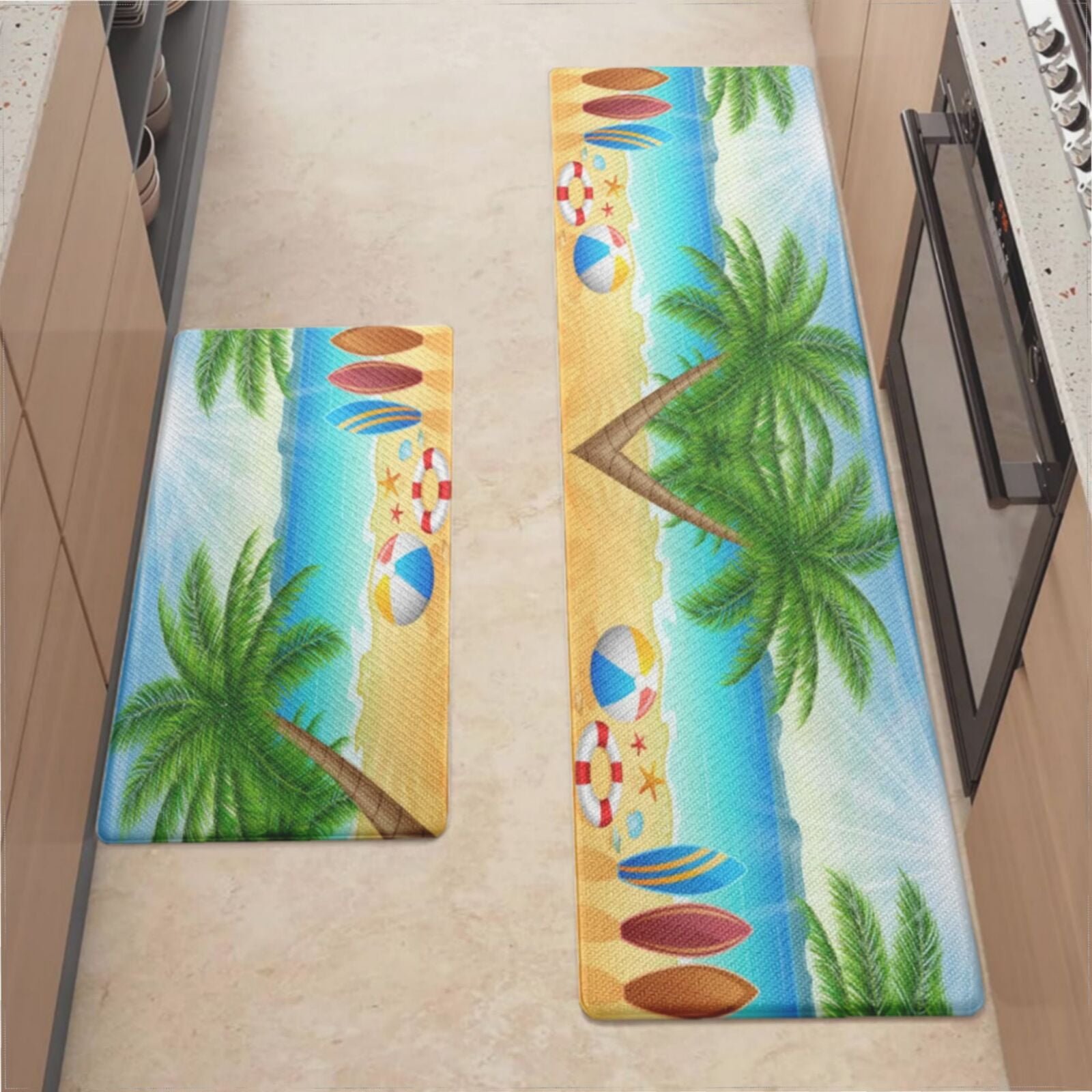 Anti Fatigue Cushioned Kitchen Mats For Floor, Waterproof Non Slip ...