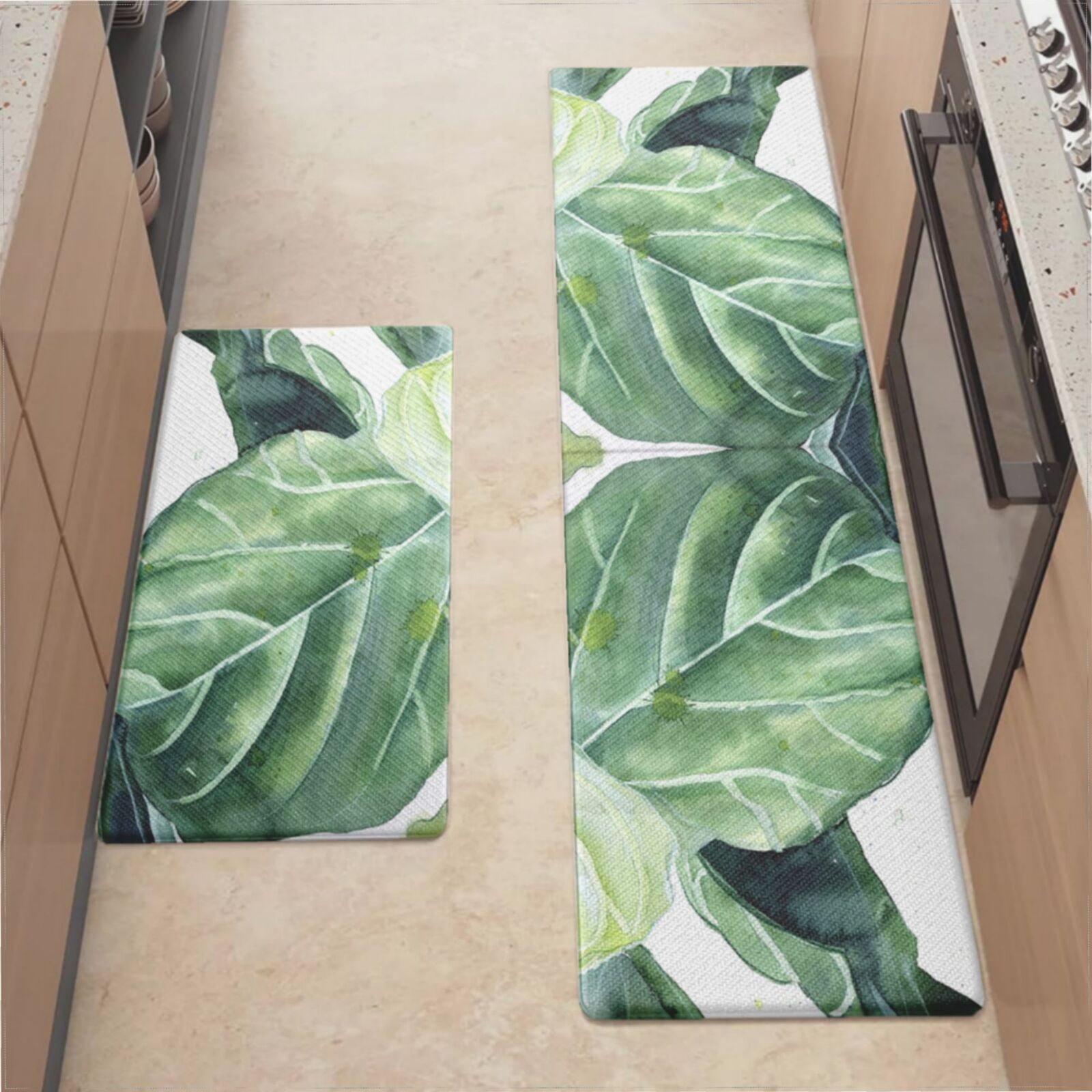 Anti Fatigue Cushioned Kitchen Mats For Floor, Waterproof Non Slip ...