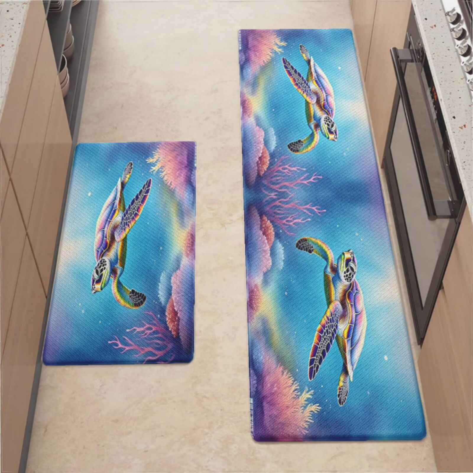 Anti Fatigue Cushioned Kitchen Mats For Floor, Waterproof Non Slip ...