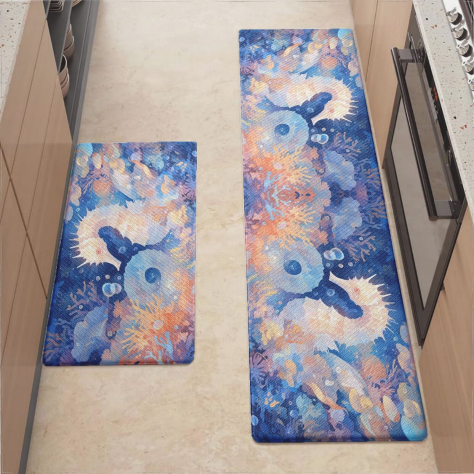 Anti Fatigue Cushioned Kitchen Mats For Floor, Waterproof Non Slip ...