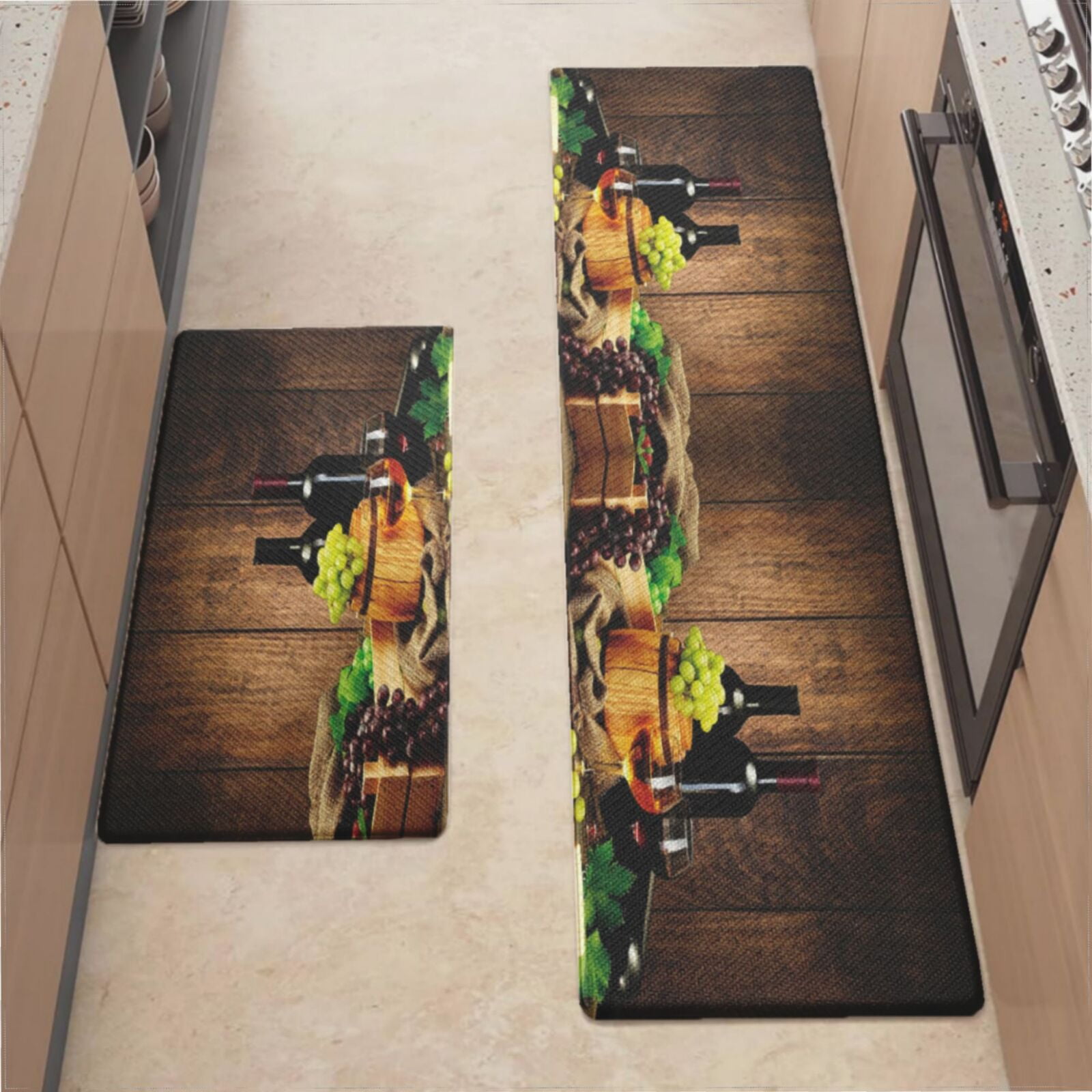 Anti Fatigue Cushioned Kitchen Mats For Floor, Waterproof Non Slip ...