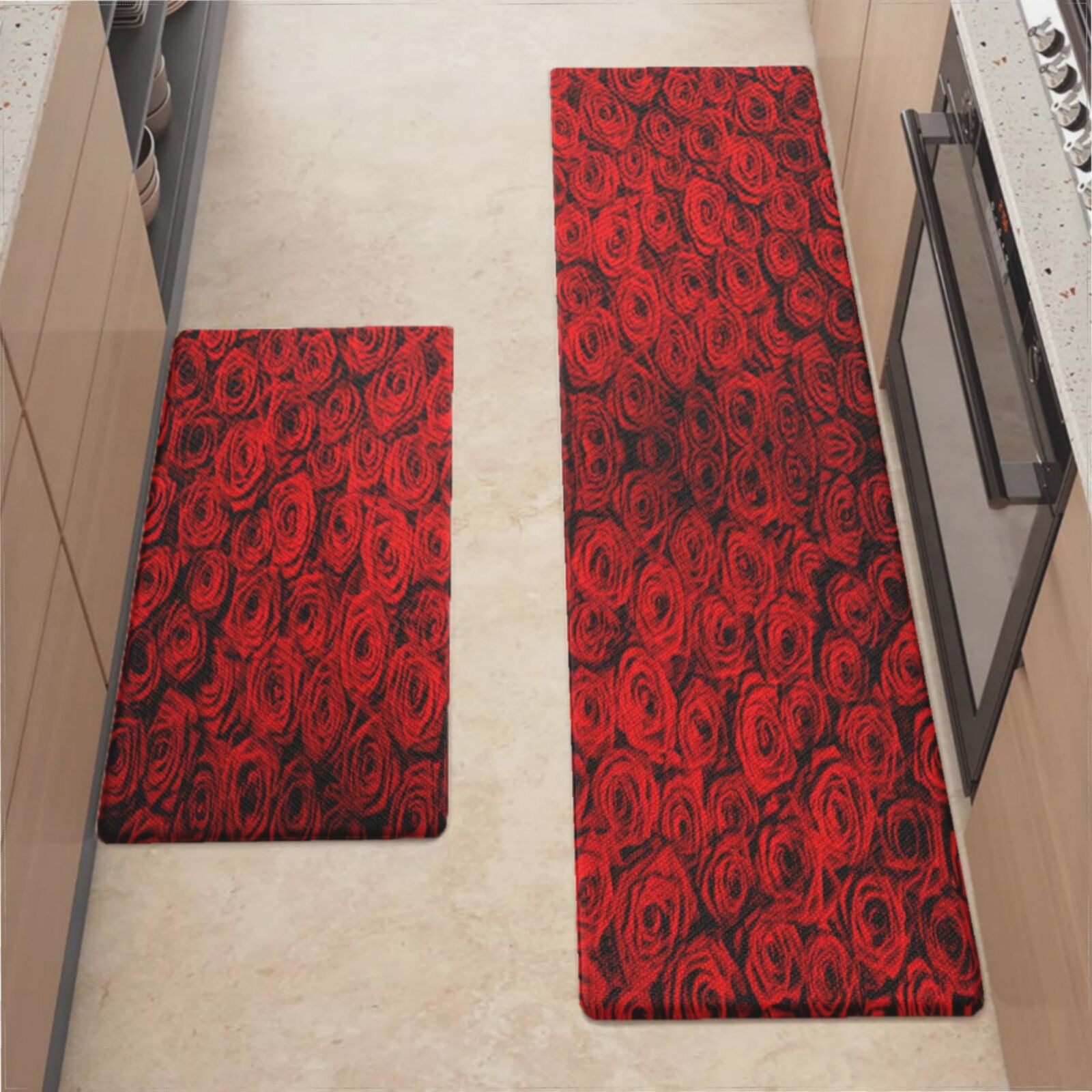Anti Fatigue Cushioned Kitchen Mats For Floor, Waterproof Non Slip ...