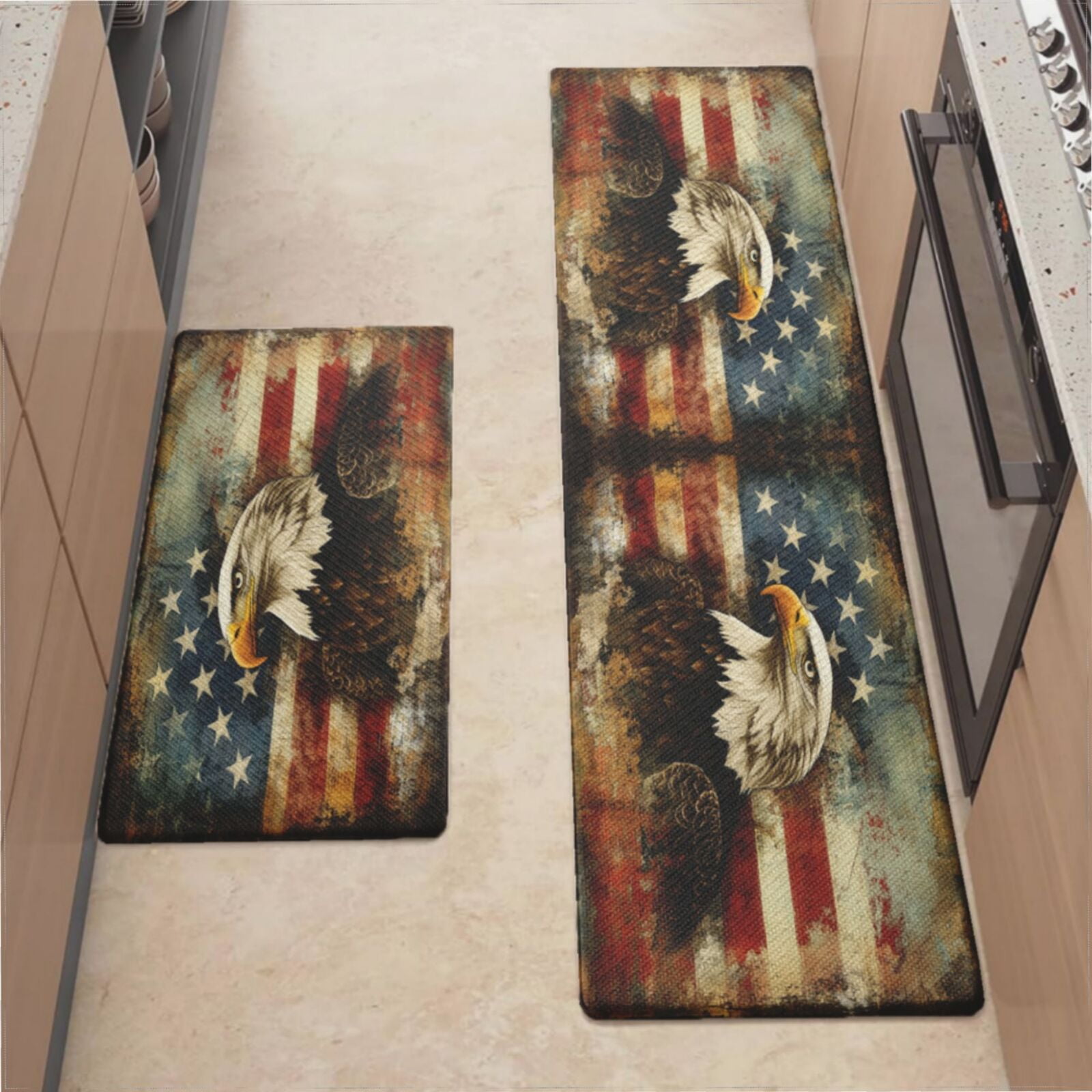 Anti Fatigue Cushioned Kitchen Mats For Floor, Waterproof Non Slip ...