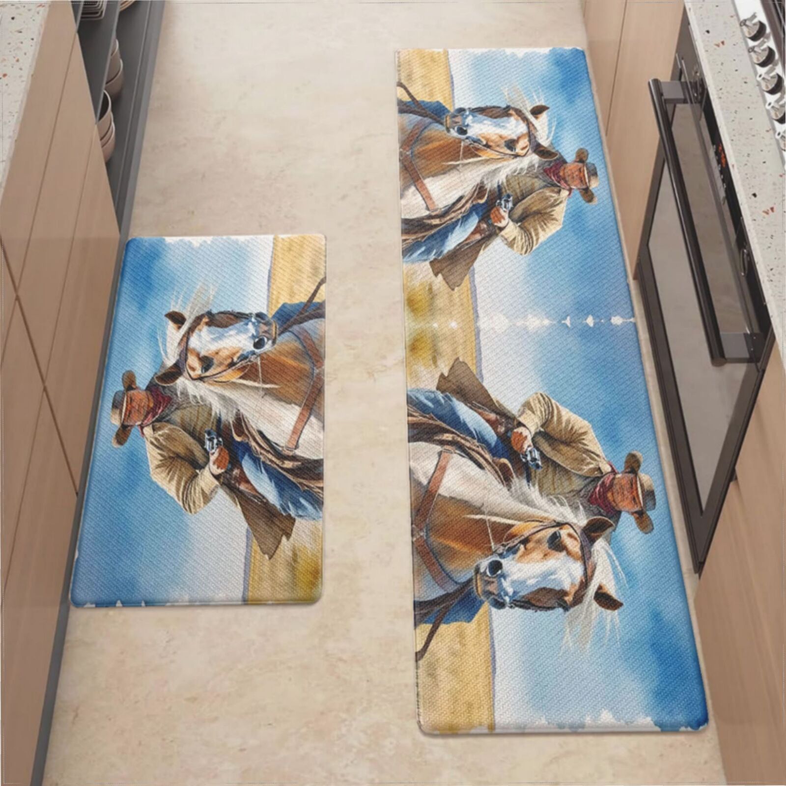 Anti Fatigue Cushioned Kitchen Mats For Floor, Waterproof Non Slip ...