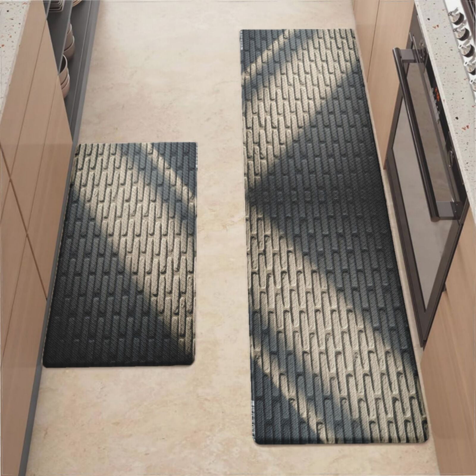 Anti Fatigue Cushioned Kitchen Mats For Floor, Waterproof Non Slip ...