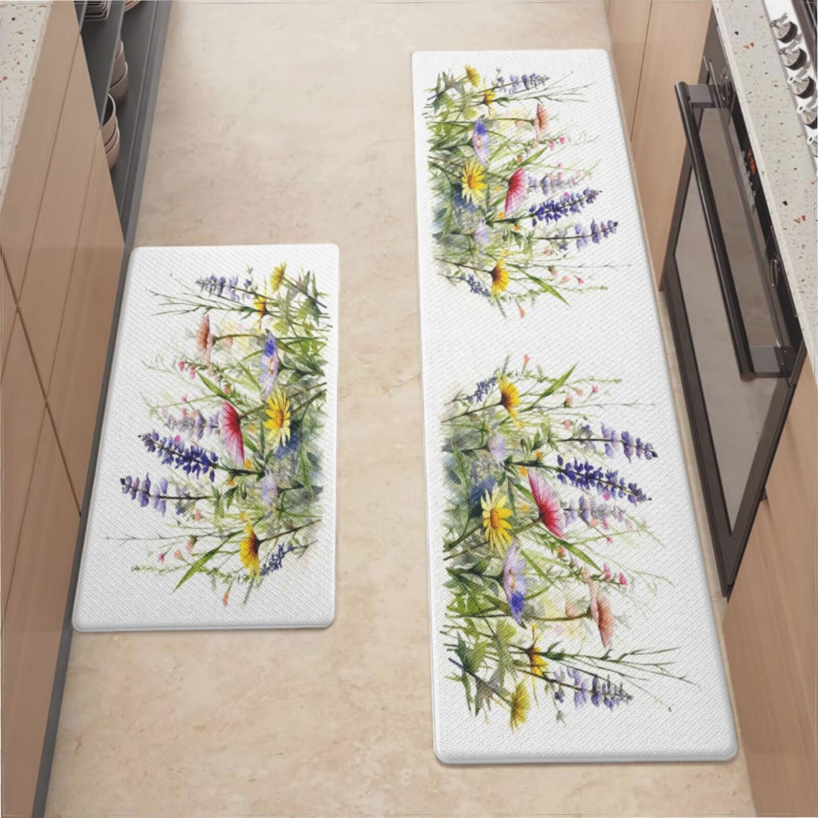 Anti Fatigue Cushioned Kitchen Mats For Floor, Waterproof Non Slip ...