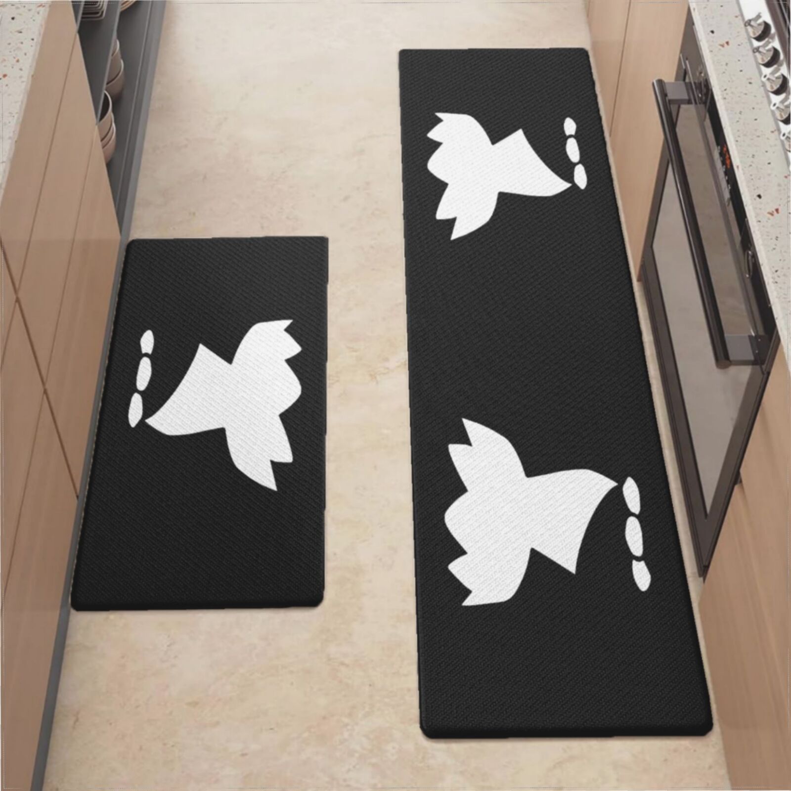 Anti Fatigue Cushioned Kitchen Mats For Floor, Waterproof Non Slip ...