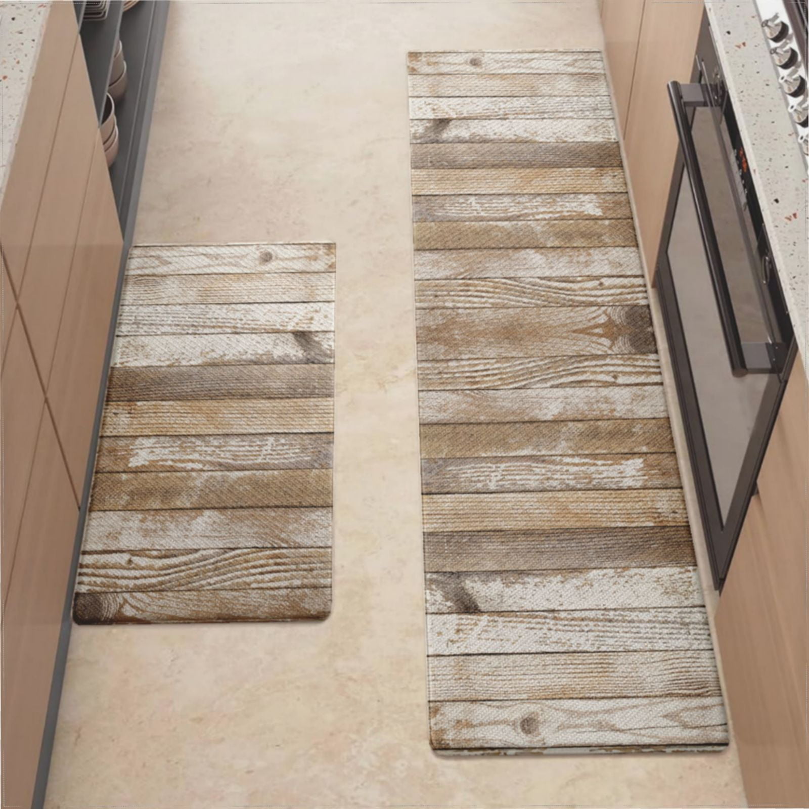Anti Fatigue Cushioned Kitchen Mats For Floor, Waterproof Non Slip ...