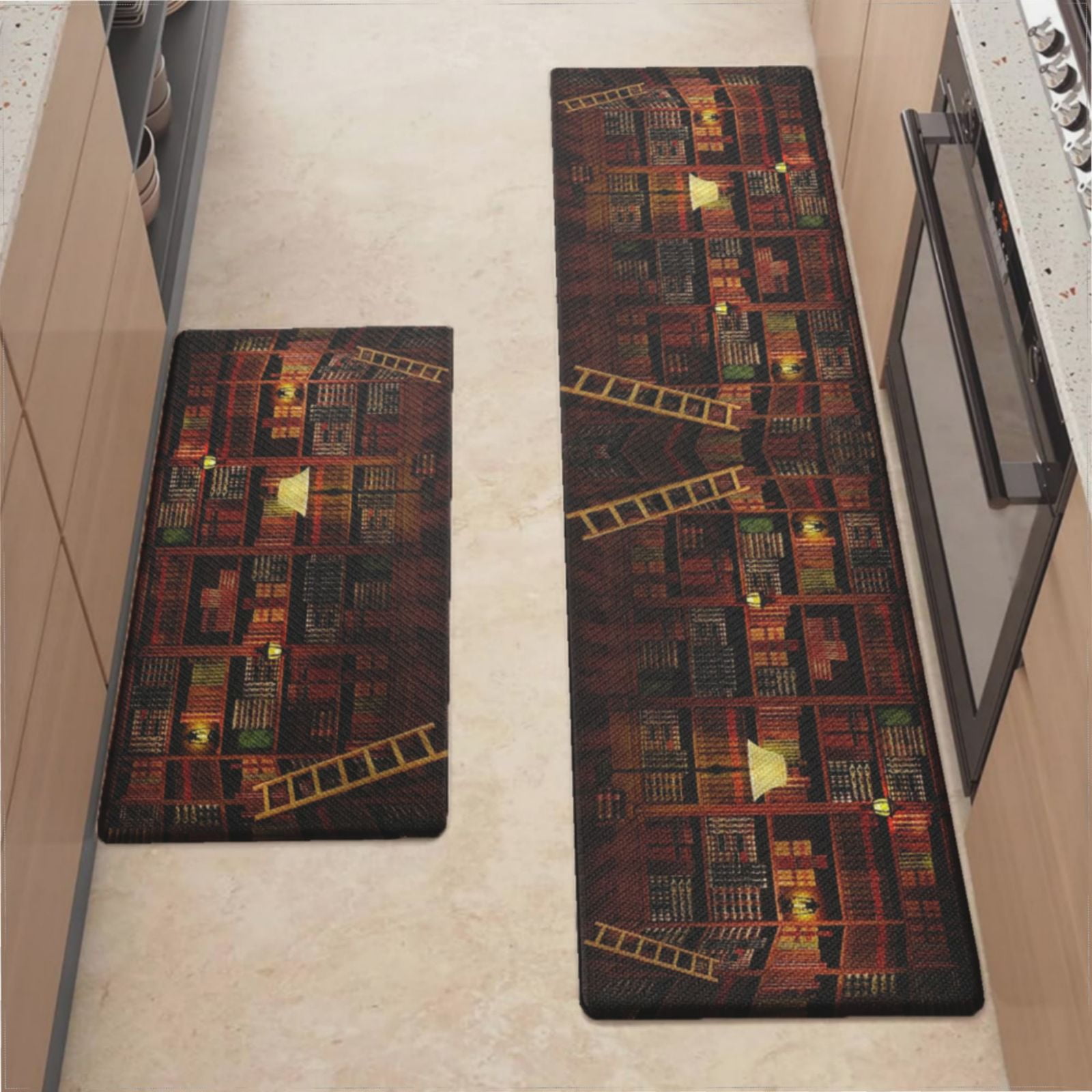 Anti Fatigue Cushioned Kitchen Mats For Floor, Waterproof Non Slip ...