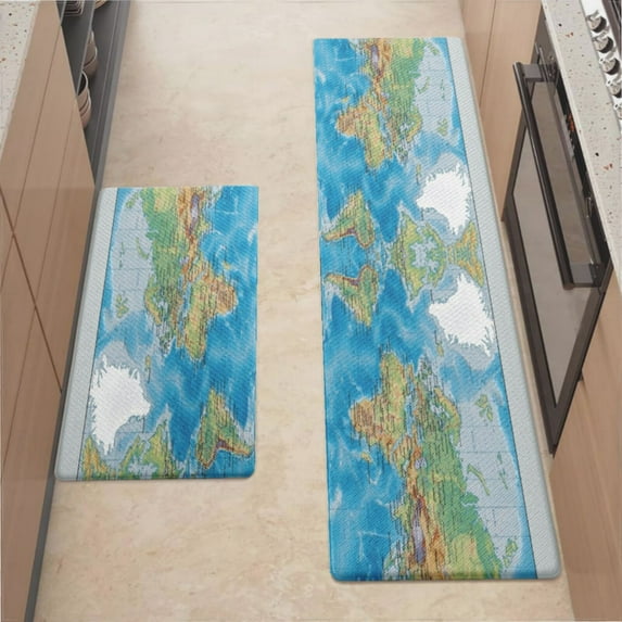 Anti Fatigue Cushioned Kitchen Mats For Floor, Waterproof Non Slip ...