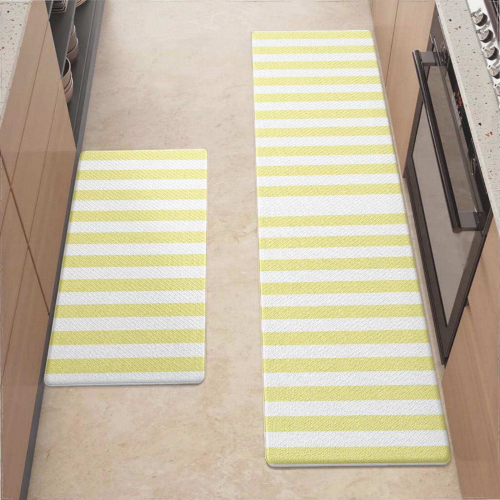 Anti Fatigue Cushioned Kitchen Mats For Floor, Waterproof Non Slip ...