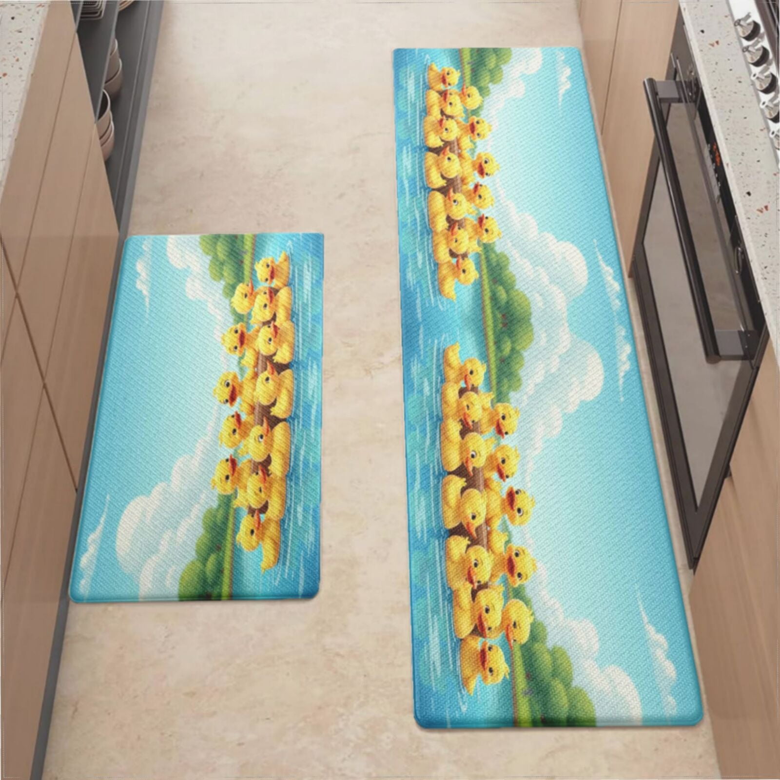 Anti Fatigue Cushioned Kitchen Mats For Floor, Waterproof Non Slip ...