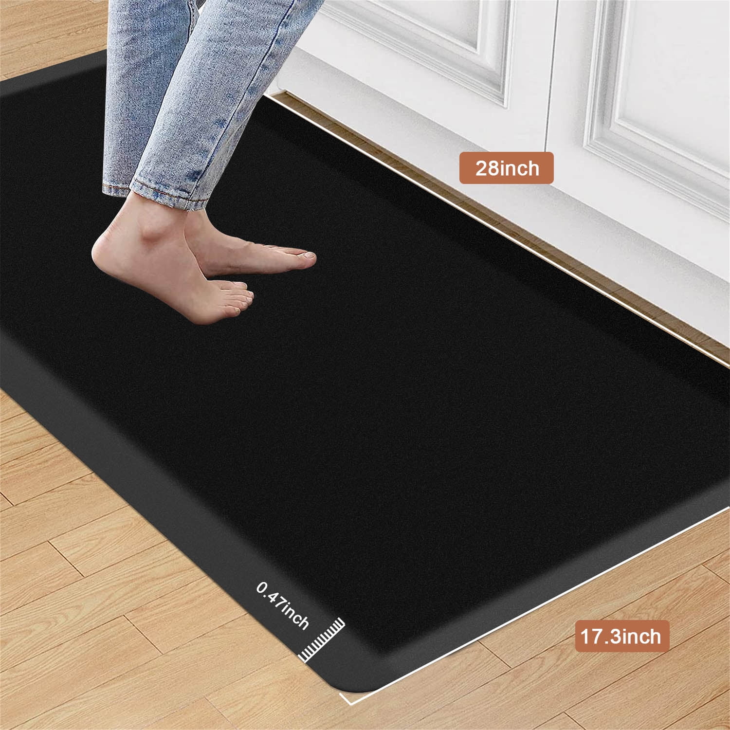 Anti Fatigue Floor Mat,Standing Desk Mat,Waterproof Non-Slip Kitchen ...