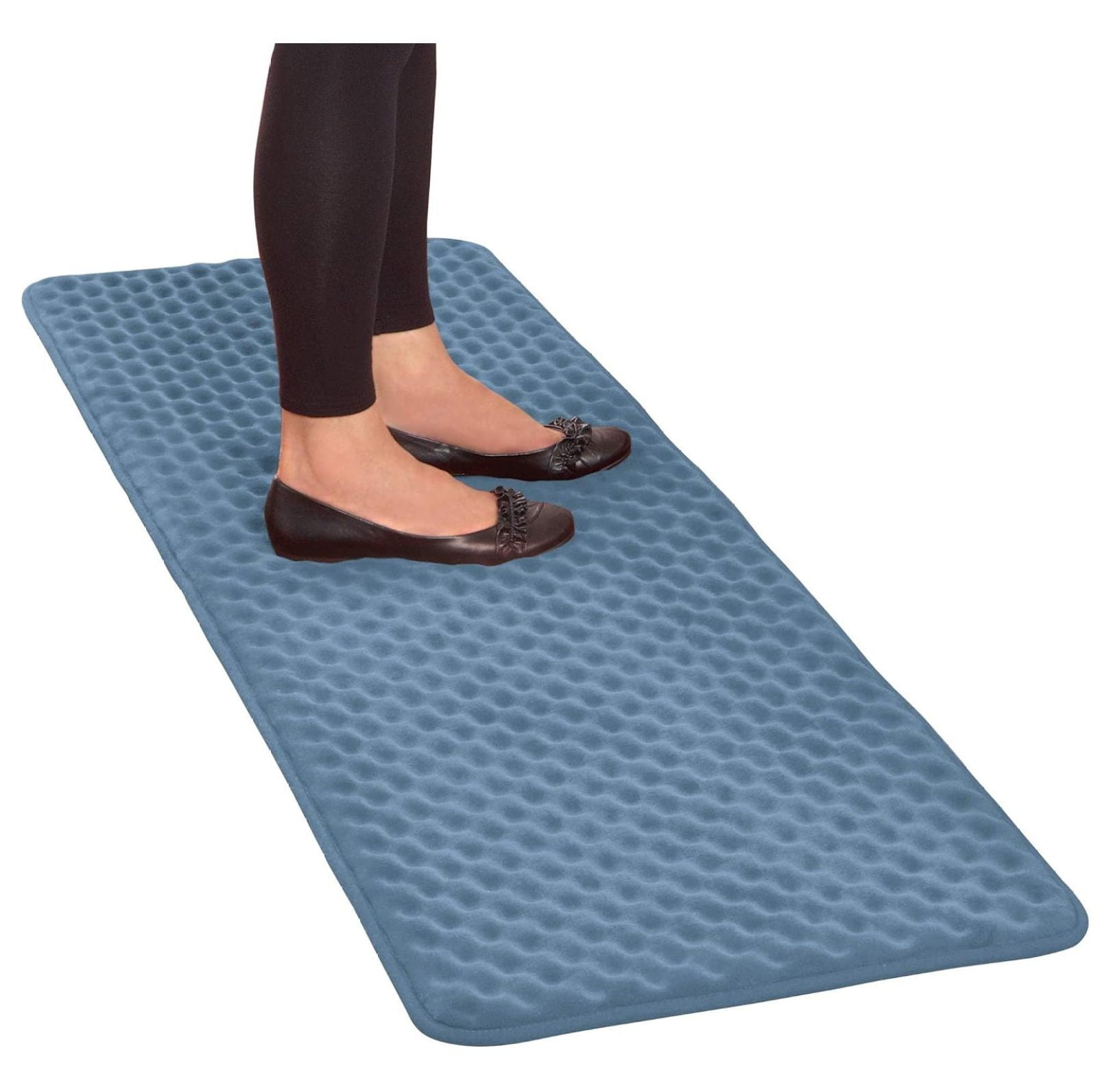 Anti-Fatigue Foam Support Kitchen Runner Light Blue NO Size - Walmart.com