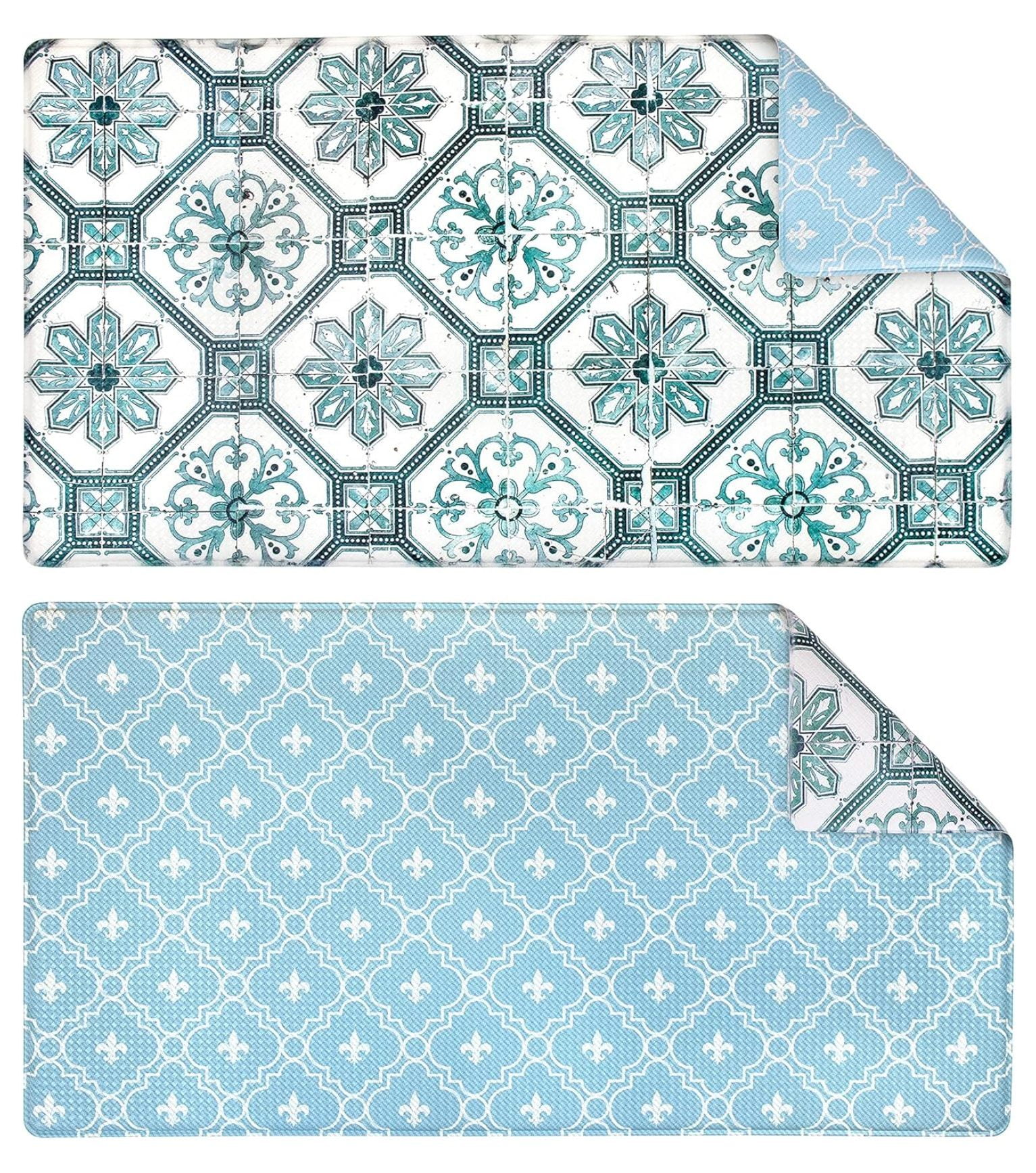 Anti Fatigue Kitchen Floor Mat, Reversible Cushioned Memory Foam ...