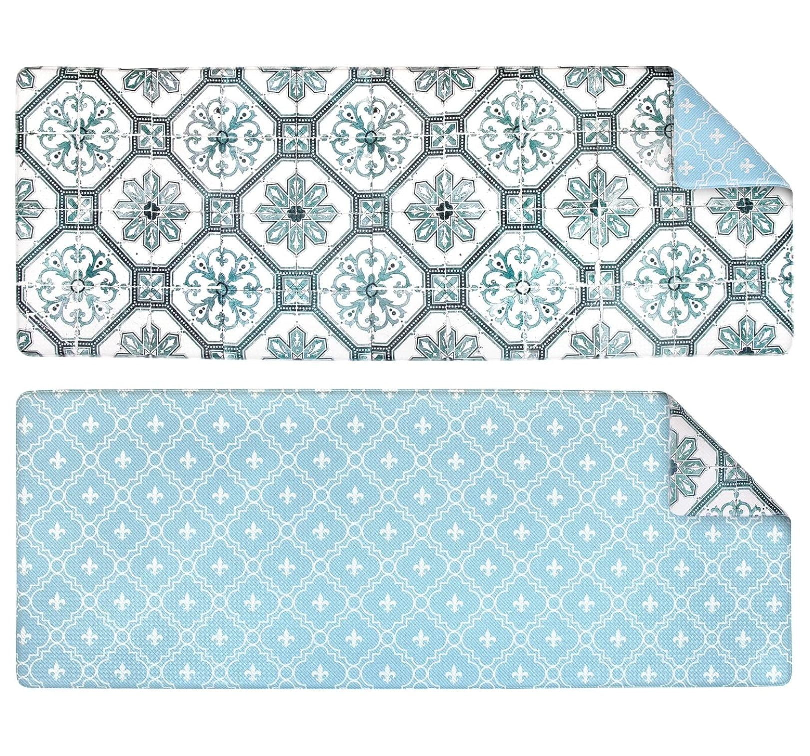 Anti Fatigue Kitchen Floor Mat, Reversible Cushioned Memory Foam ...