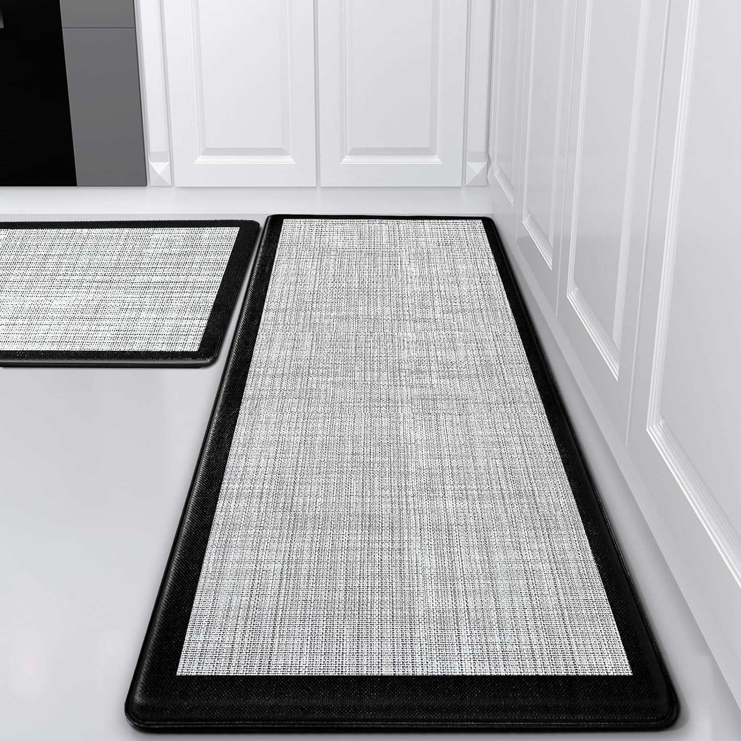Anti Fatigue Kitchen Mat [2 PCS], Cushioned Non-Skid, Waterproof Floor ...
