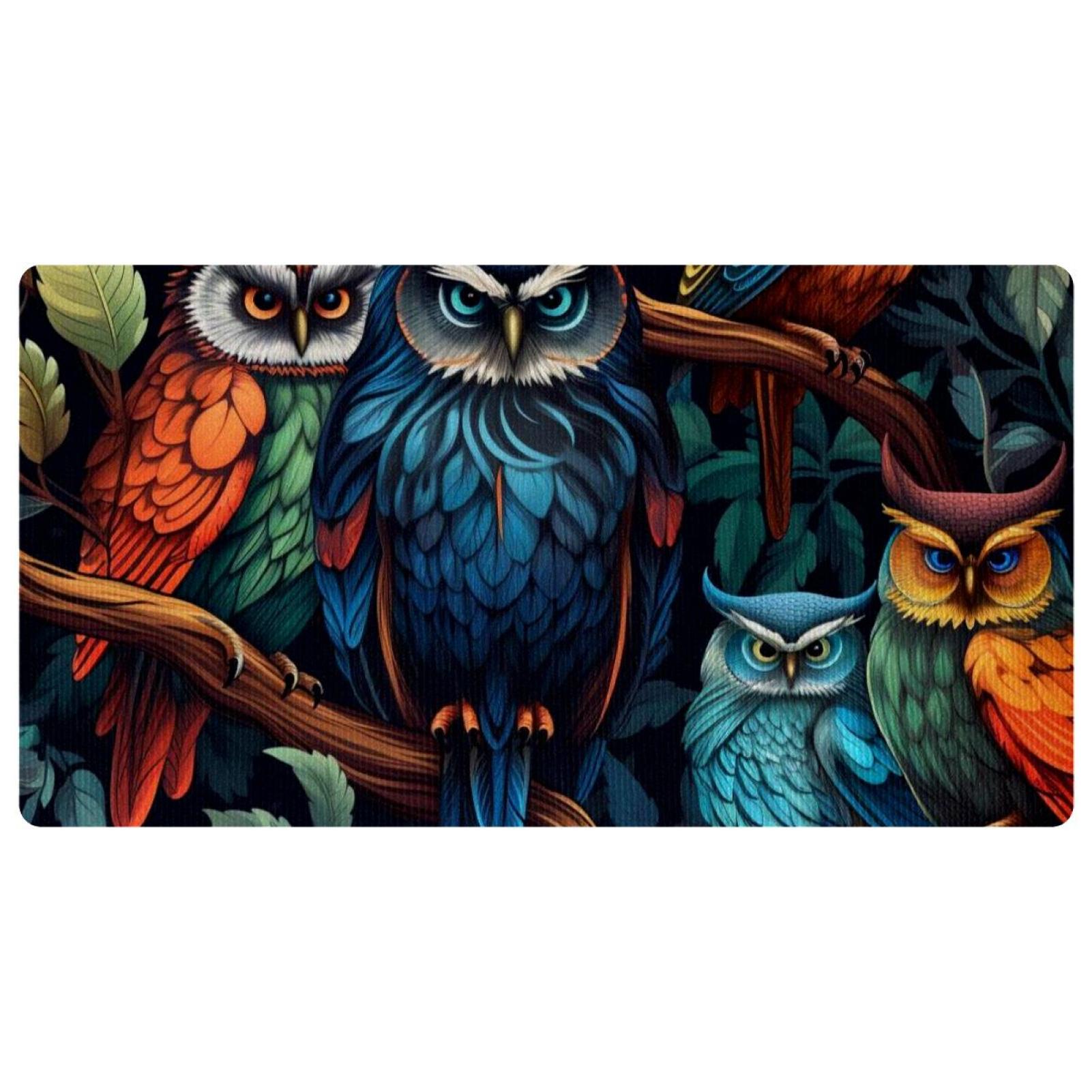 Anti Fatigue Kitchen Mat Non Slip Kitchen Mats with Nighthawk Print for ...