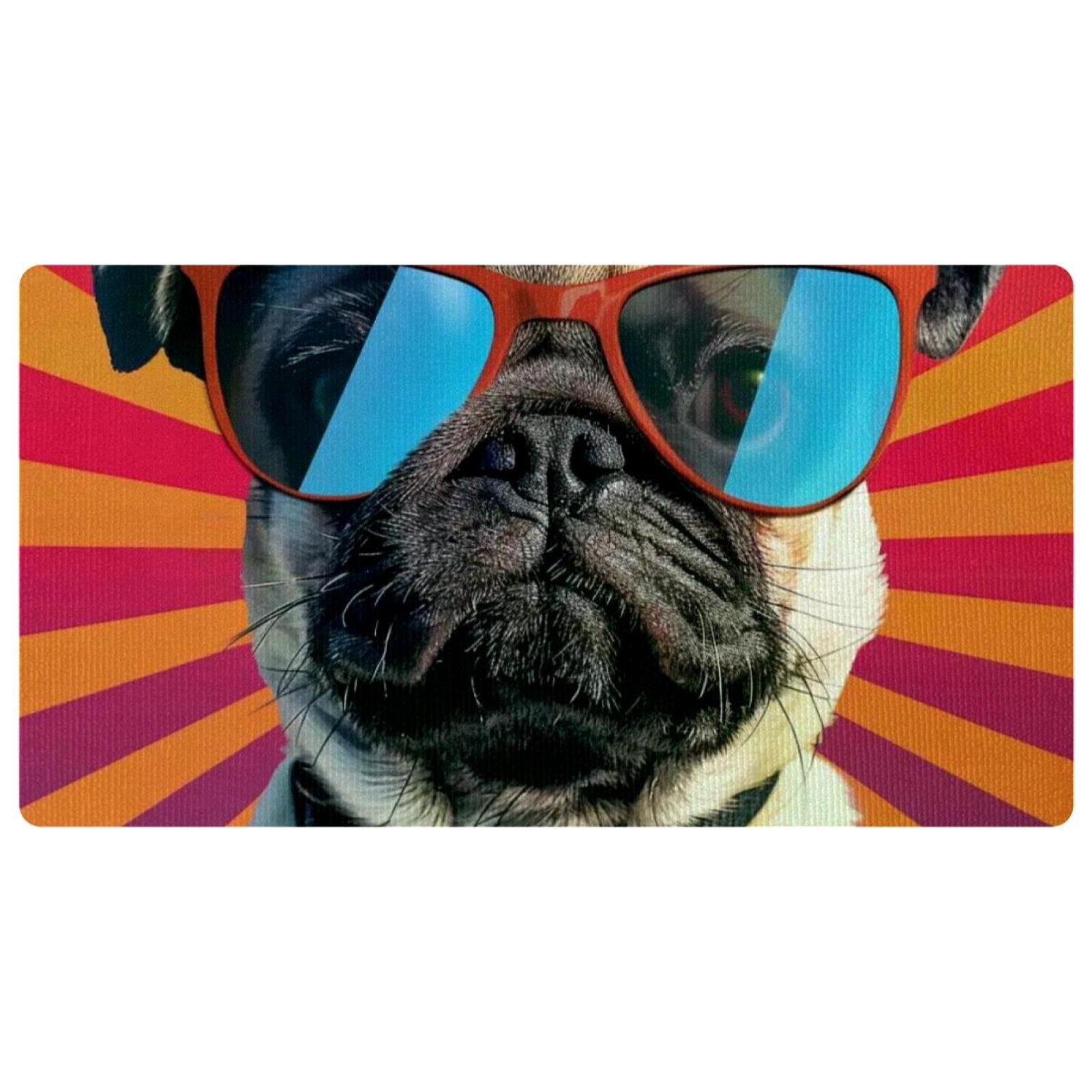 Anti Fatigue Kitchen Mat Non Slip Kitchen Mats with Pug Puppy Dog with ...