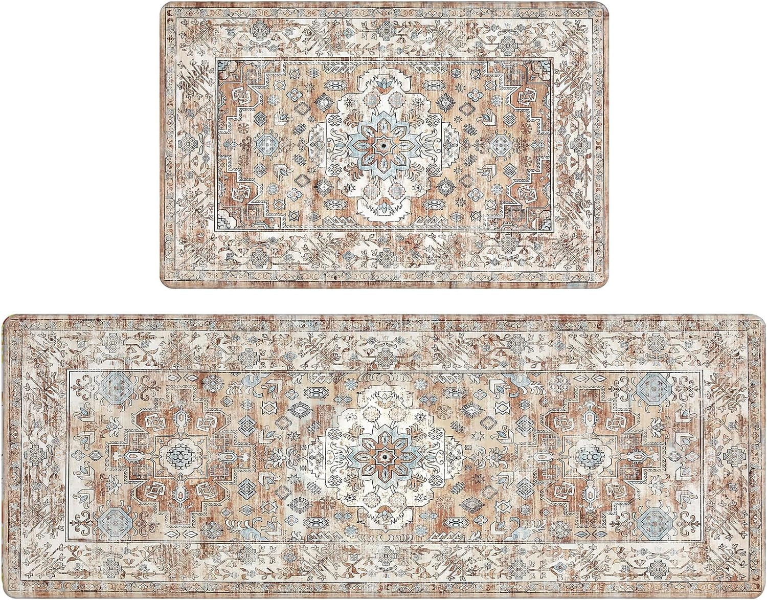 Anti Fatigue Kitchen Mat Set of 2 Non Slip Kitchen Mats for Floor ...