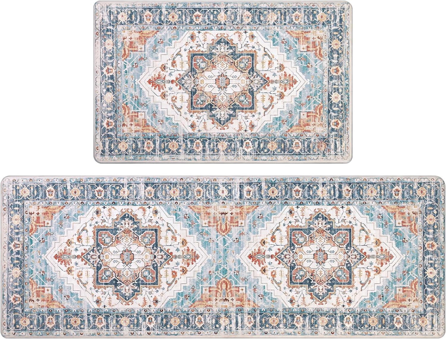 Anti Fatigue Kitchen Mat Set of 2 Non Slip Kitchen Rugs and Mats ...