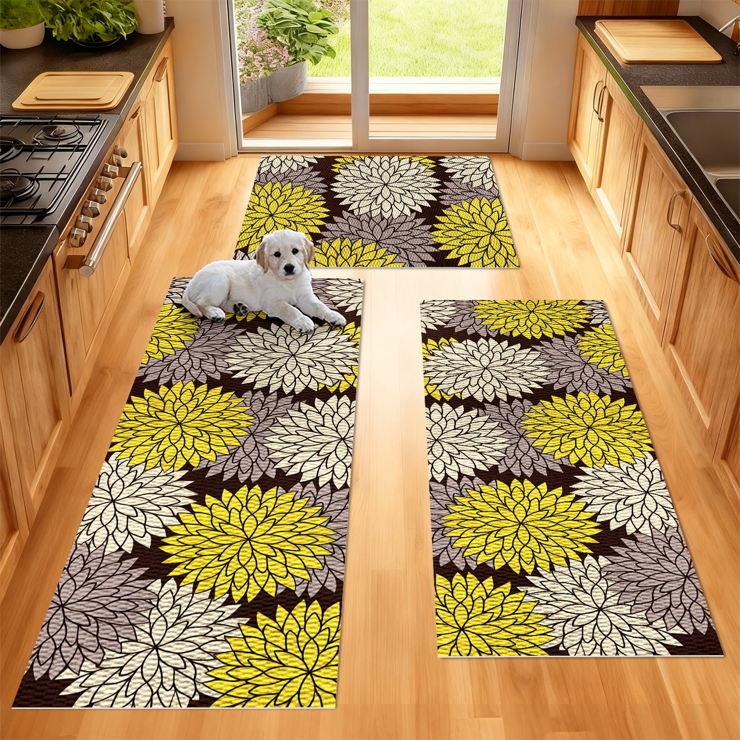 Anti-Fatigue Kitchen Mat Set – Massage-Texture Comfort Rugs, Stress ...