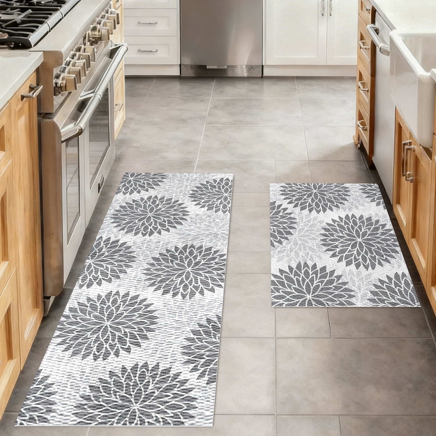 Anti-Fatigue Kitchen Mat Set – Massage-Texture Comfort Rugs, Stress ...