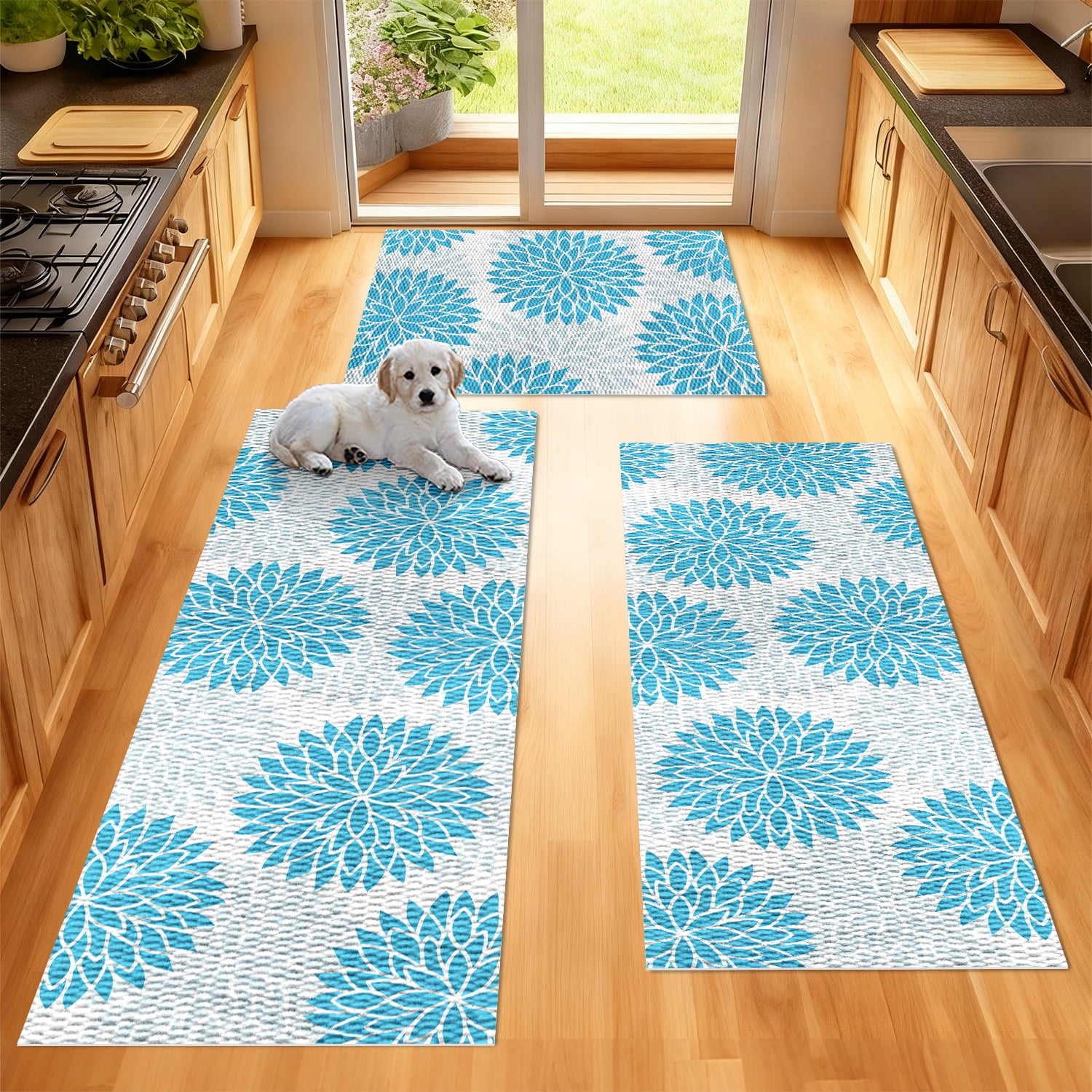 Anti-Fatigue Kitchen Mat Set – Massage-Texture Comfort Rugs, Stress ...