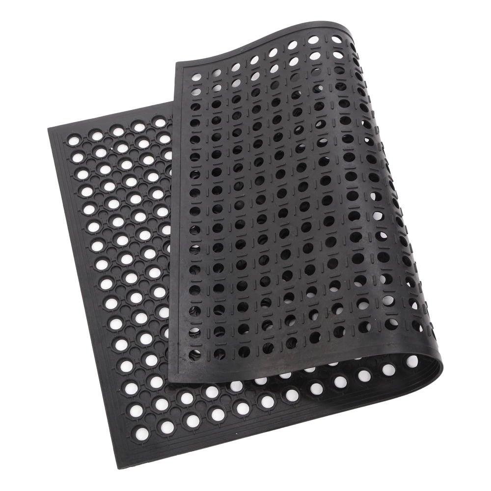 Anti-Fatigue Rubber Floor Mats for Kitchen 24" x 36" Restaurant Bar ...