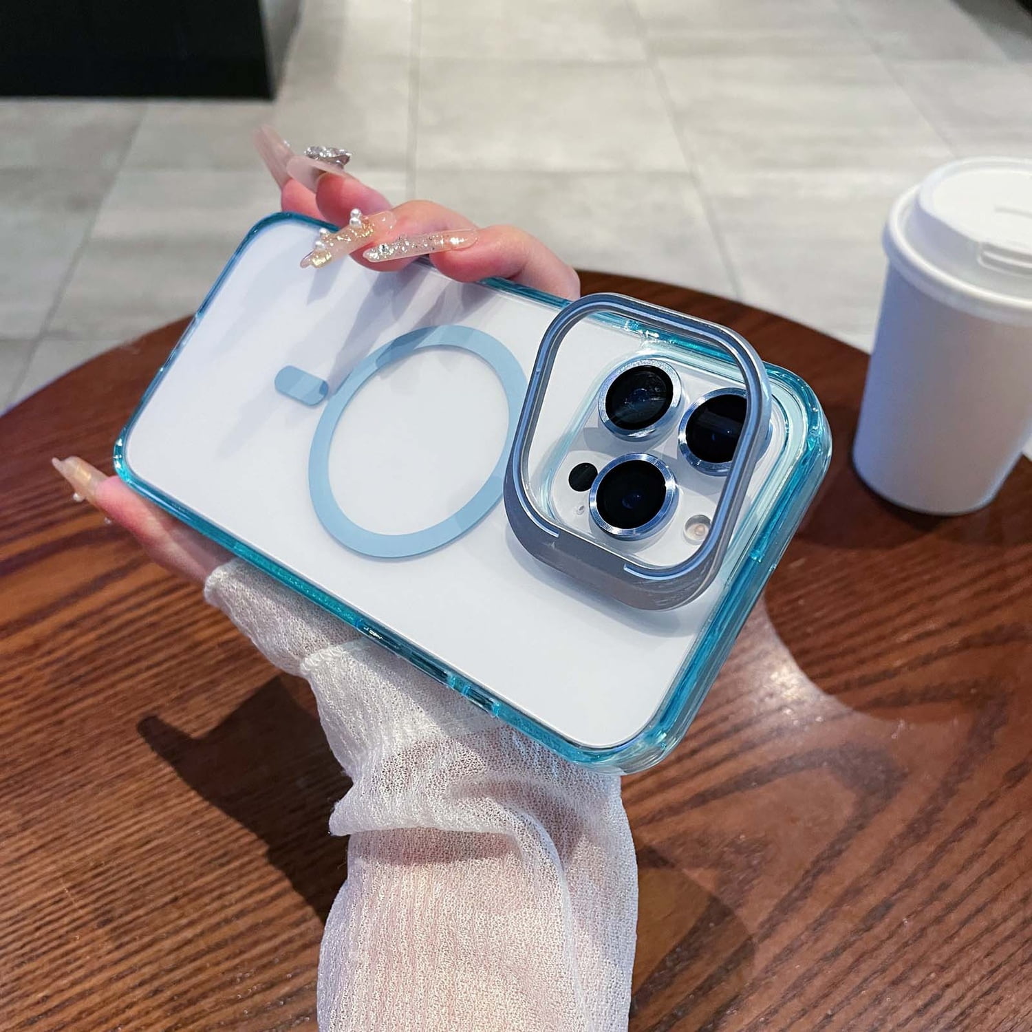 Anti-Fingerprint Transparent Magnetic Case for iPhone 12 Pro Max with ...