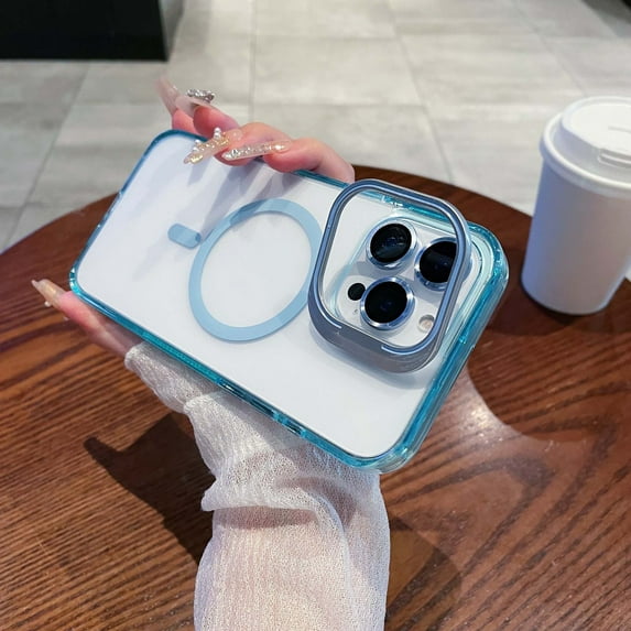 Anti-Fingerprint Transparent Magnetic Case for iPhone 12 Pro Max with ...