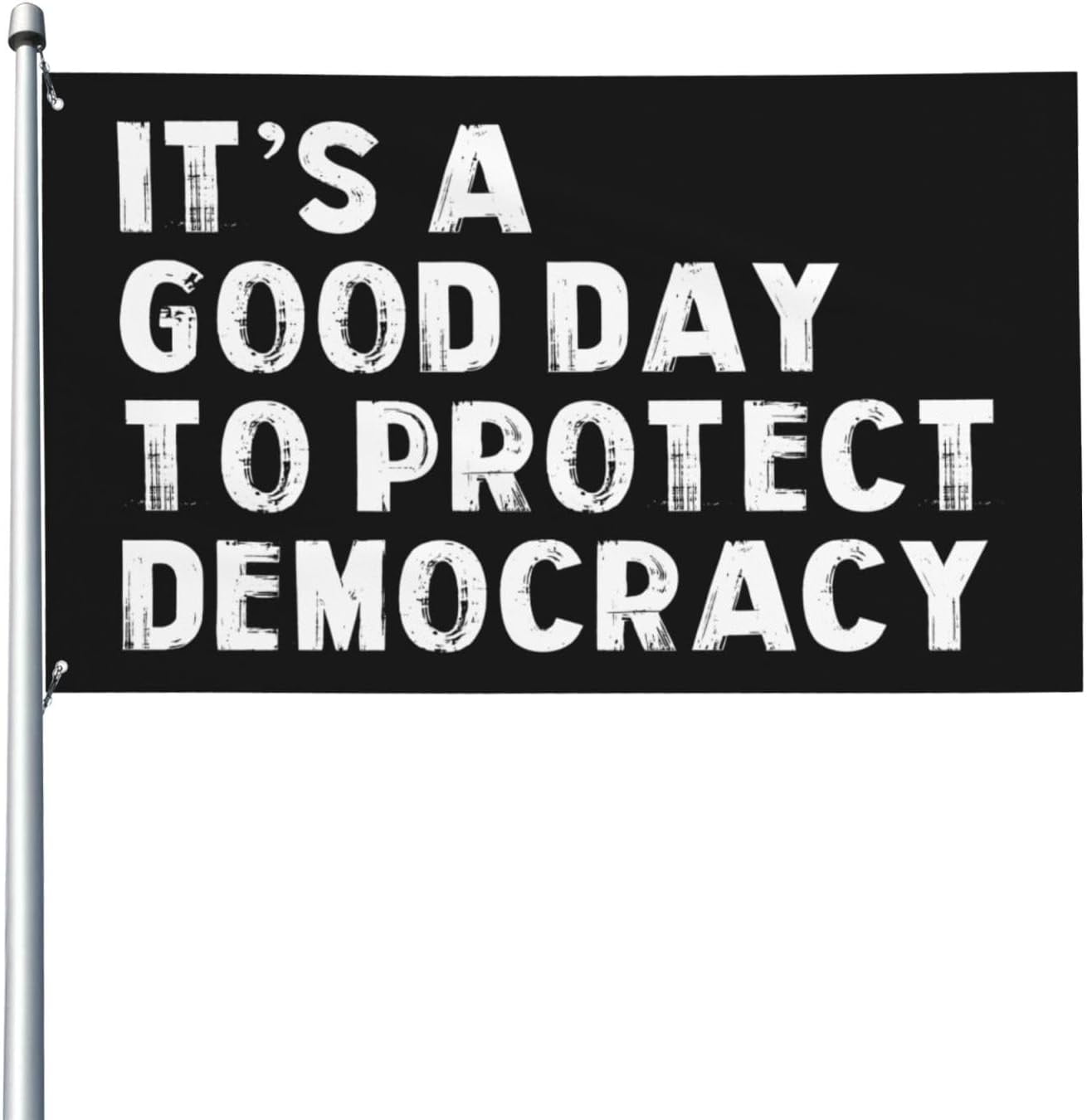 Anti Flag 3x5 It’s A Good Day To Protect Democracy Banner Sign Outdoor ...