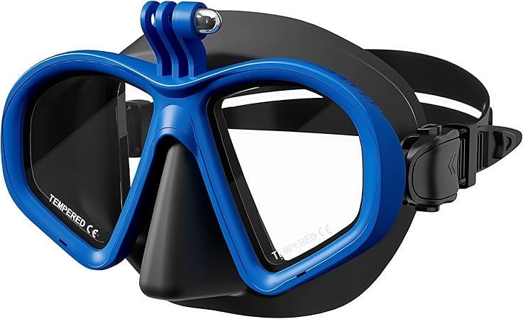 Anti Fog Diving mask, 180 ° Panoramic View, Surgical Grade Silicone ...