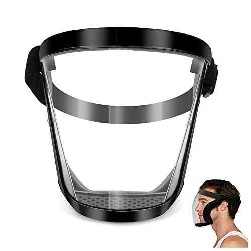 Anti-Fog Full Face Shield – Adjustable Breathable Clear Dust Mask ...