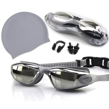 LILYCHAN 2 Pack Swimming Goggles For Unisex Adult Anti-fog UV Protect ...