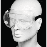 Anti-Fog Protective Safety Goggles Clear Lens Wide-Vision Adjustable ...