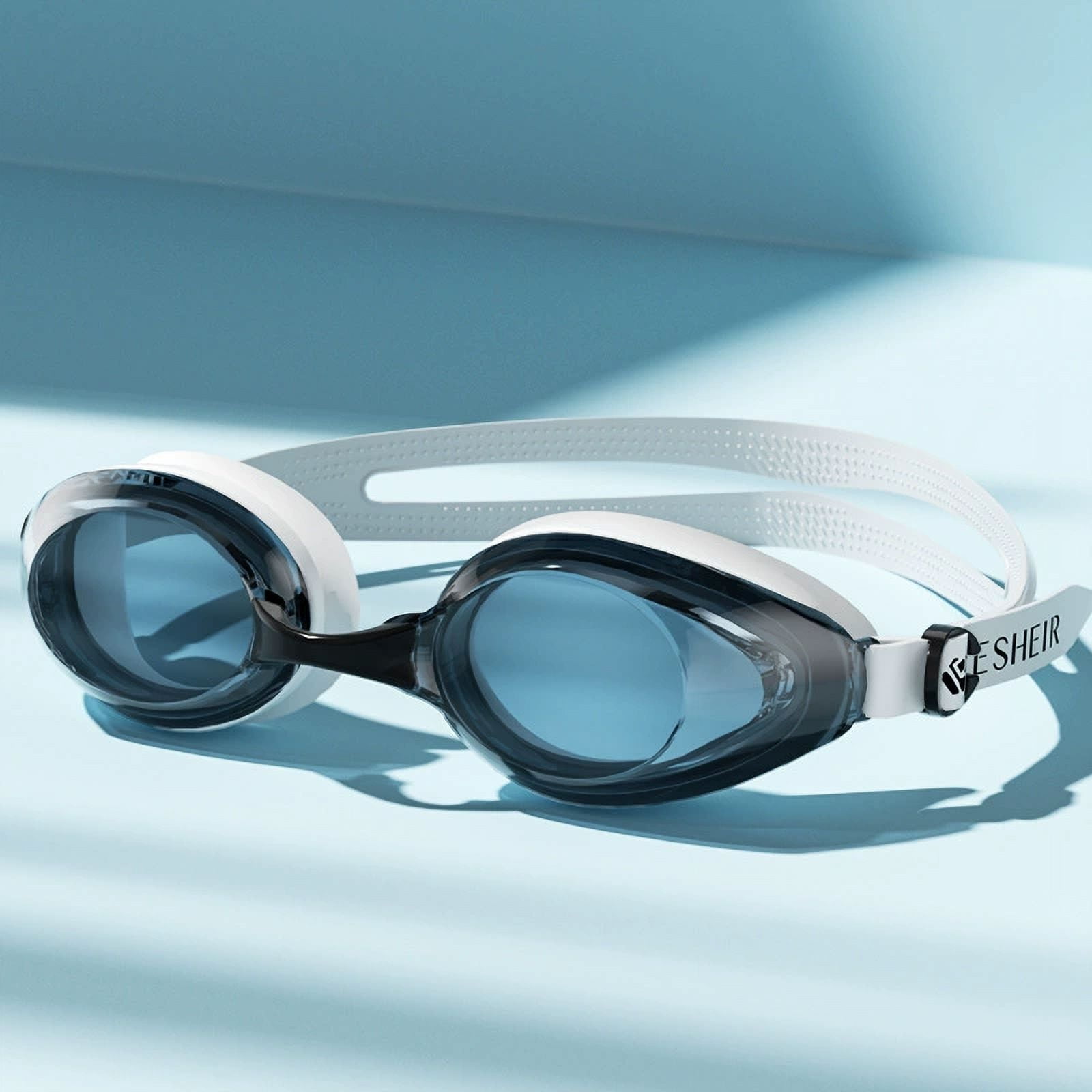 Anti-Fog Swim Goggles Low-Profile No-Leak Quick-Adjust Hydrophobic ...