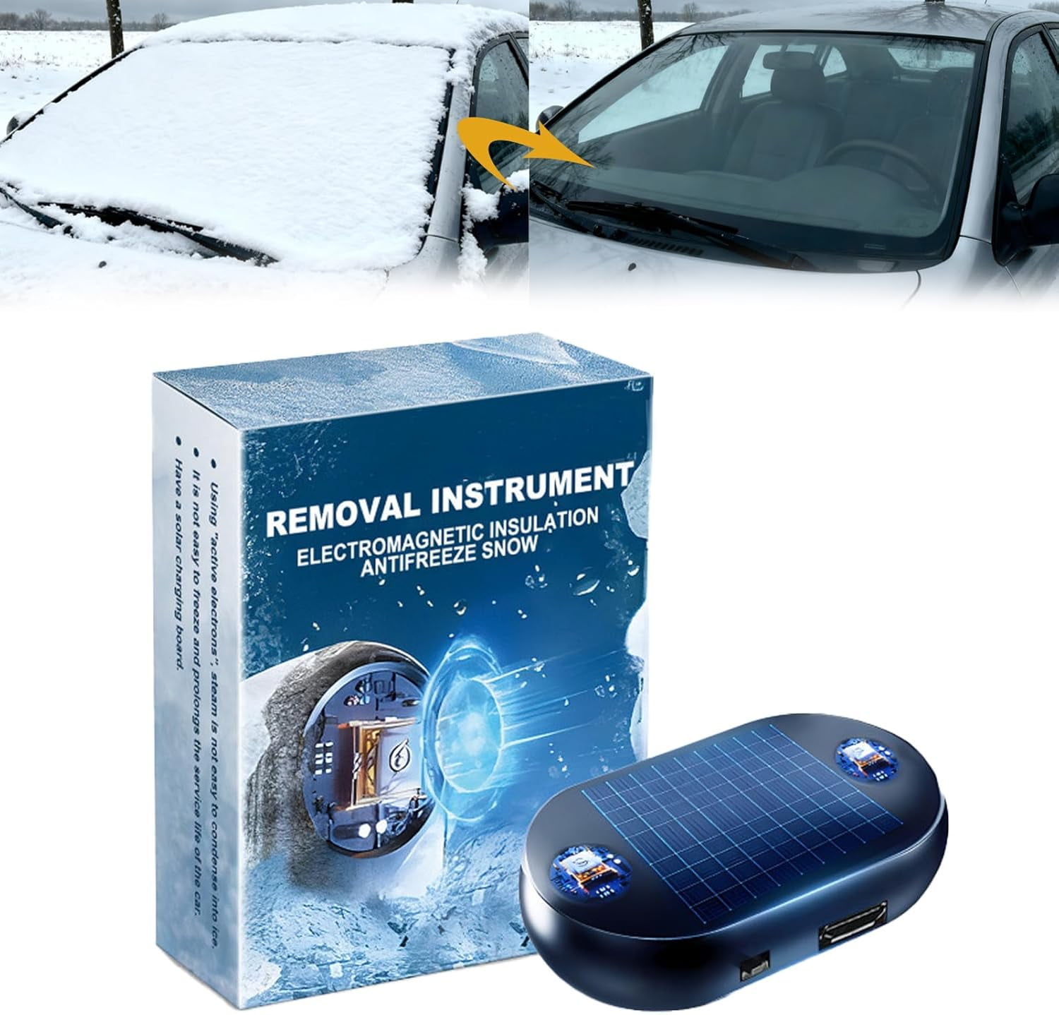 Anti-Freeze Electromagnetic Car Snow Removal Device, Electromagnetic Molecular Interference ...