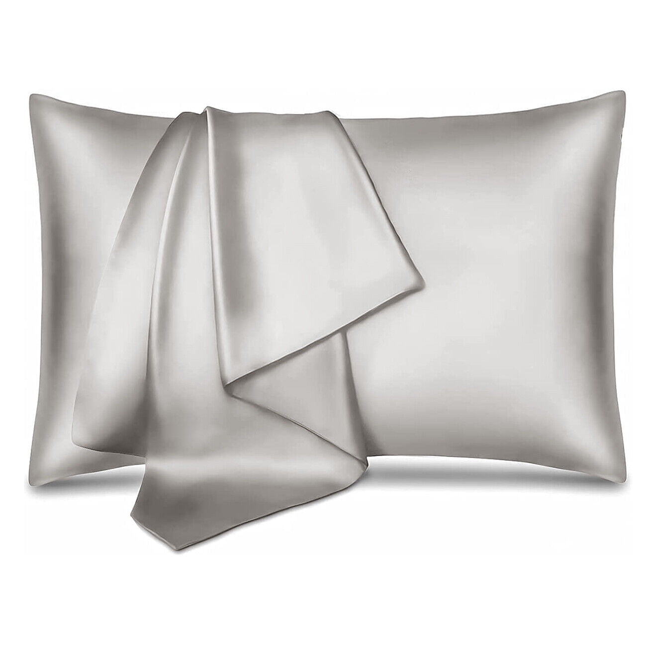 Anti-Frizz Satin Pillowcases 2-Pack - Stops Bedhead & Skin Creases ...