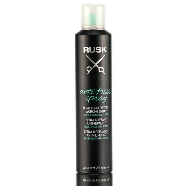 Rusk Anti-Frizz Aerosol Finishing Spray for Unisex - 8 oz Hair Spray ...