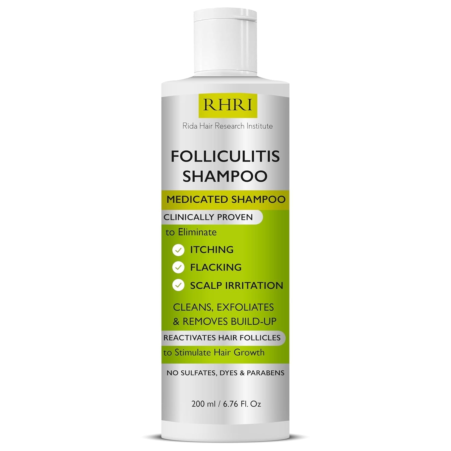 Anti Fungal Shampoo for Folliculitis, Seborrheic Dermatitis, Dandruff ...