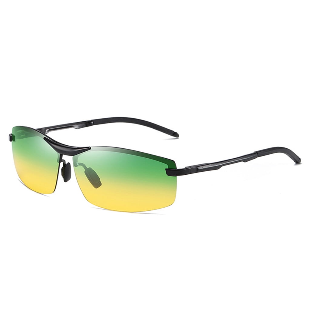Anti-Glare HD-Lens Clear Night for Vision Sunglasses Daytime Polarized ...