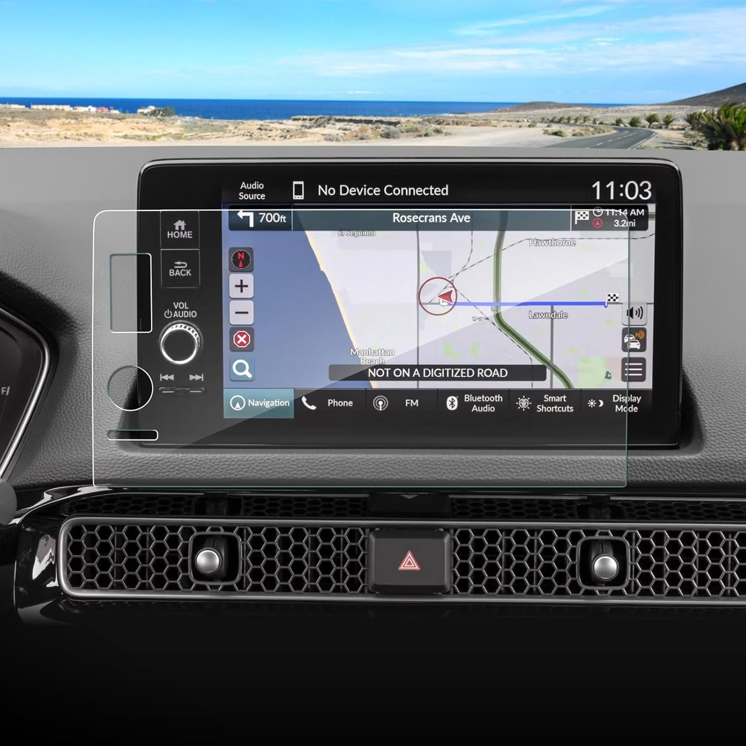 Anti-Glare Matte 2022-2026 Civic Screen Protector, for Honda Civic (Si ...