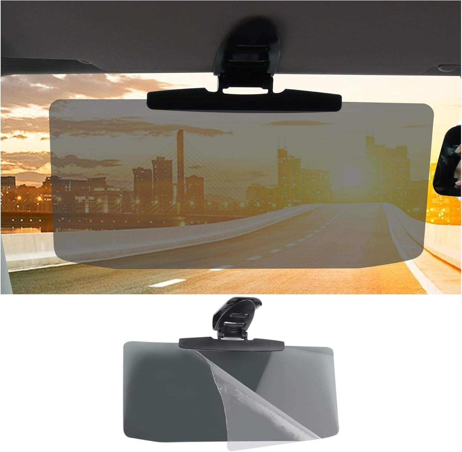 Anti-Glare Sun Visor for Car,Car Visor Extender Sun Blocker for Sun ...