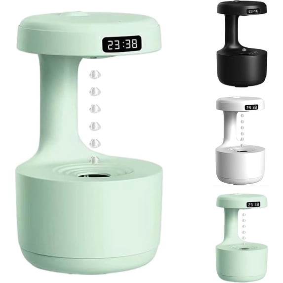 Anti Gravity Humidifier - 800ml Anti Gravity Water Drop Humidifier with ...