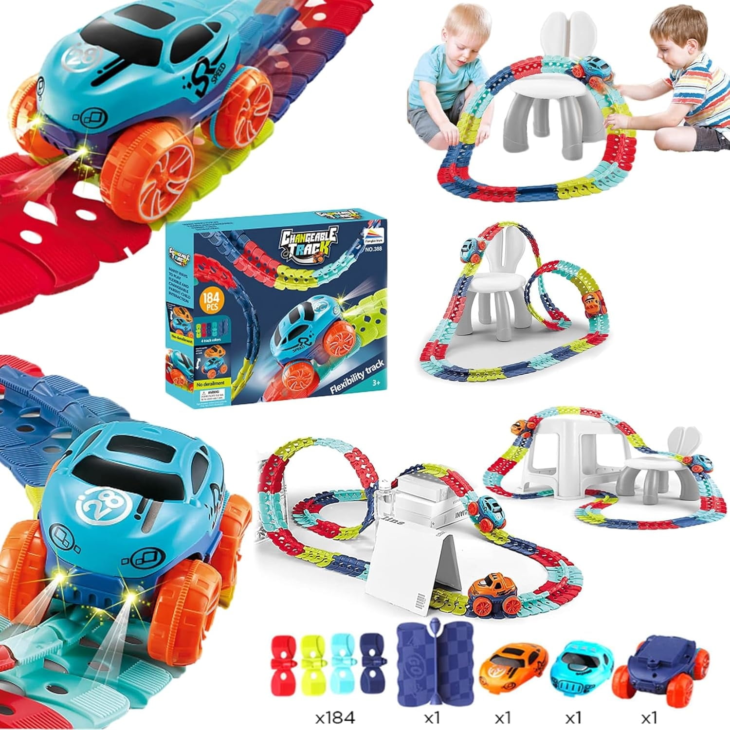 Anti Gravity Race Track with Car, Defy Gravity, 360° Electric Climbing ...
