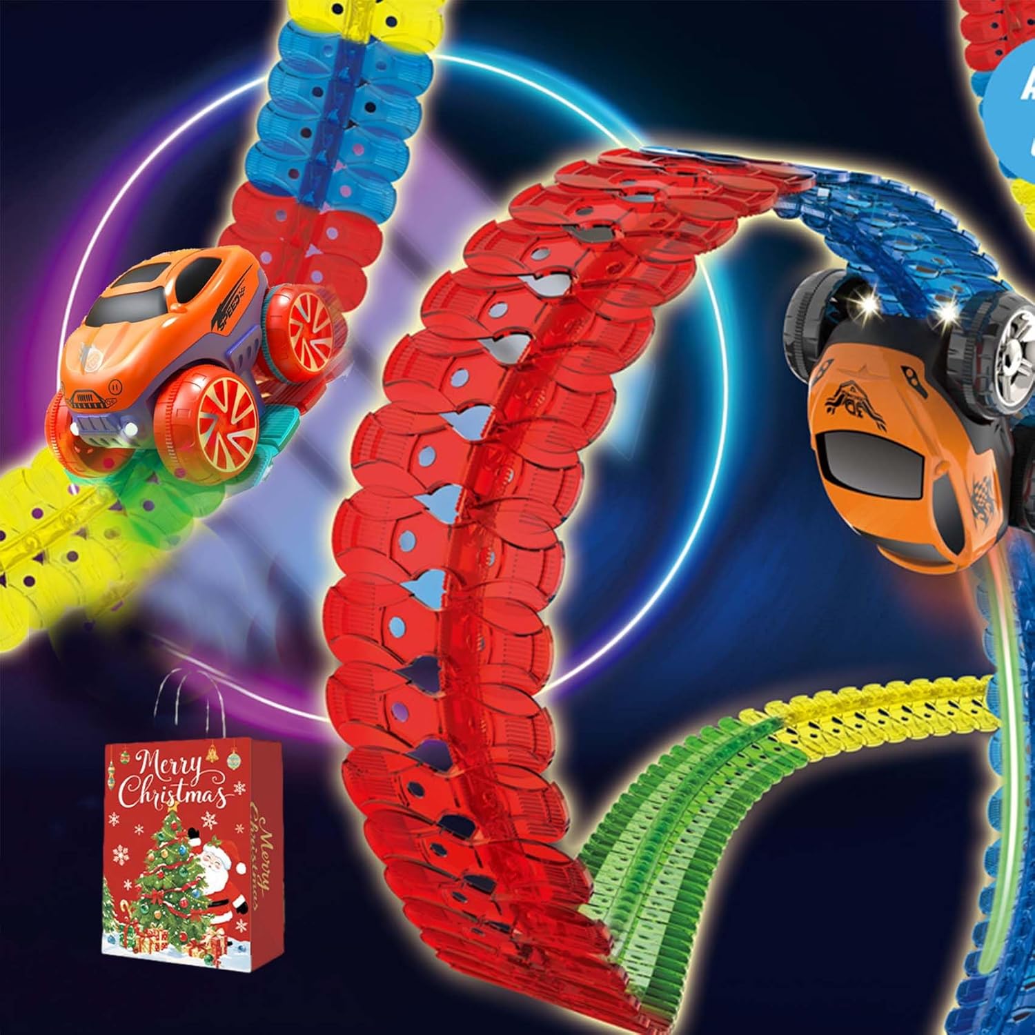 Anti Gravity Race Track with Car, Kids Antigravity Race Track, 360 ...